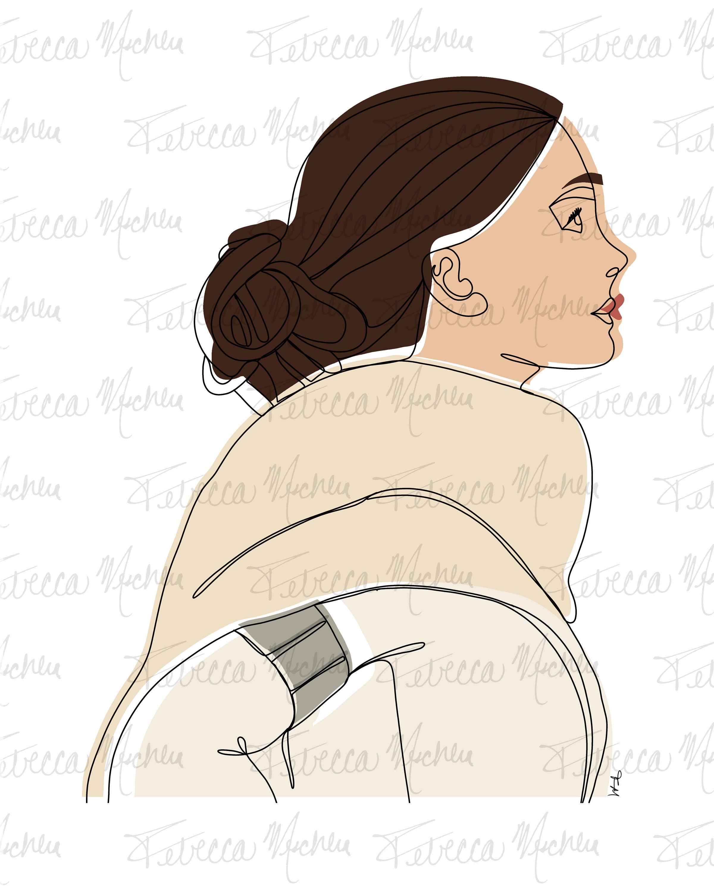 Padme Amidala Illustration Digital Download Wall Art - Etsy