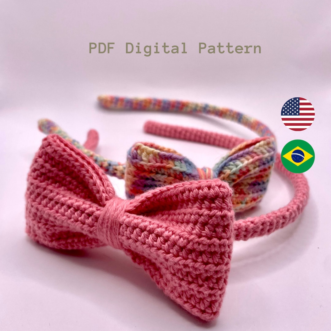 Head Band Crochet Pattern. Hairband Pattern. PDF - English Digital ...