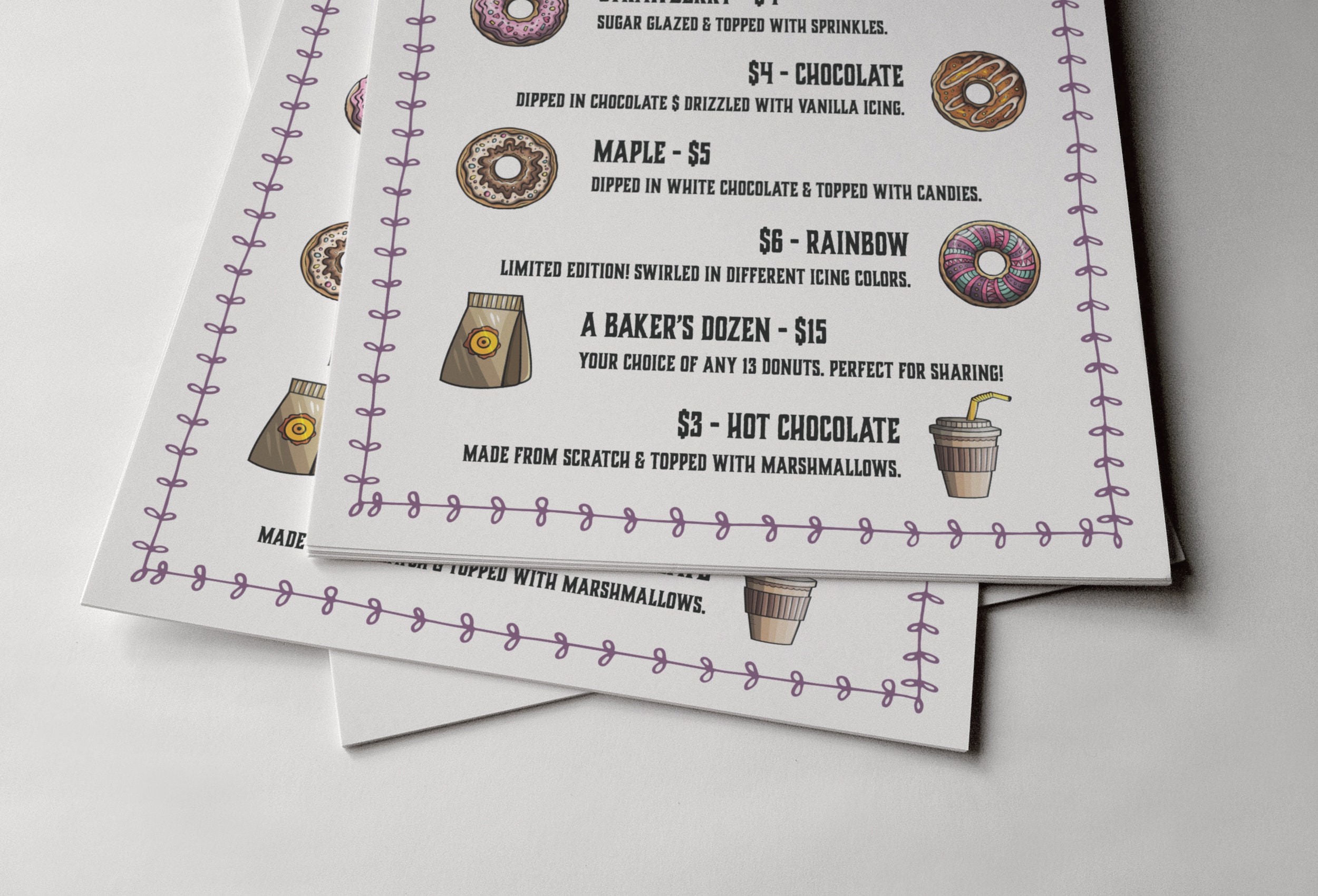 This Pretend Play Restaurant Menu is A Fun Addition to Any Child's ...