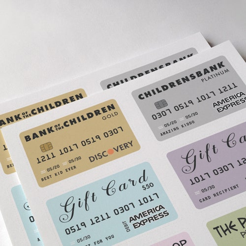 Printable Wallet for Kids Pretend Play Printables Pretend | Etsy