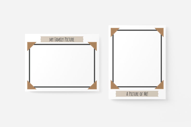 Child’s Self Portrait | All About Me Worksheet | Early Learning ...