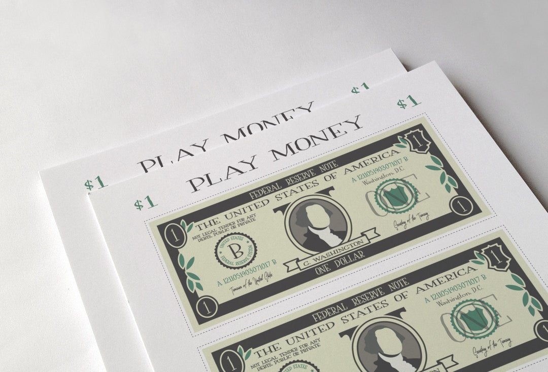Learning Money | Play Money | Montessori | Waldorf Toys | Pretend ...