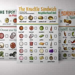 These Pretend Play Restaurant Menus Are A Fun Addition to Any Child's ...