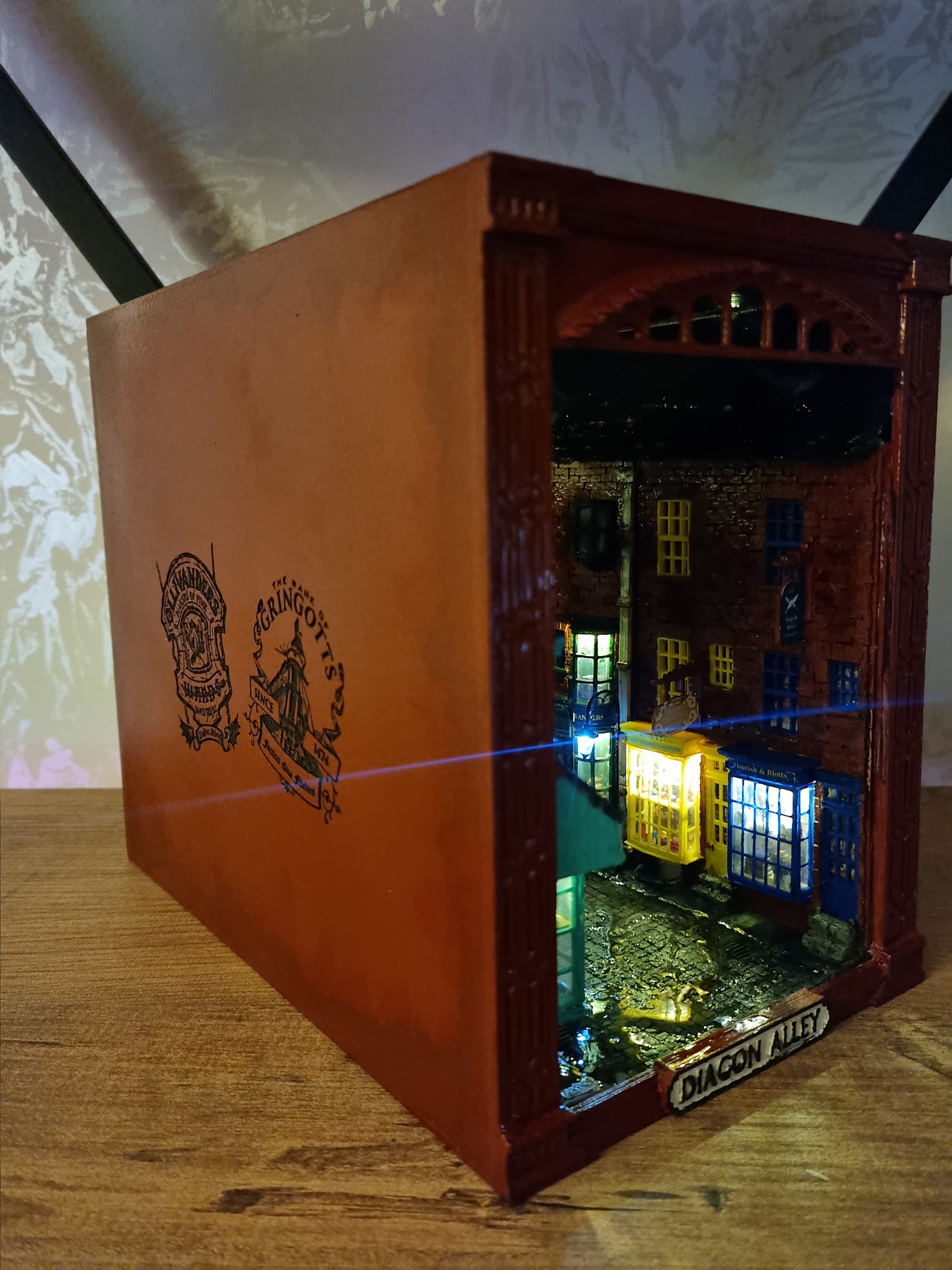 Wizard's Book Nook, Diagon Alley, Gringotts Wizarding Bank Magical ...