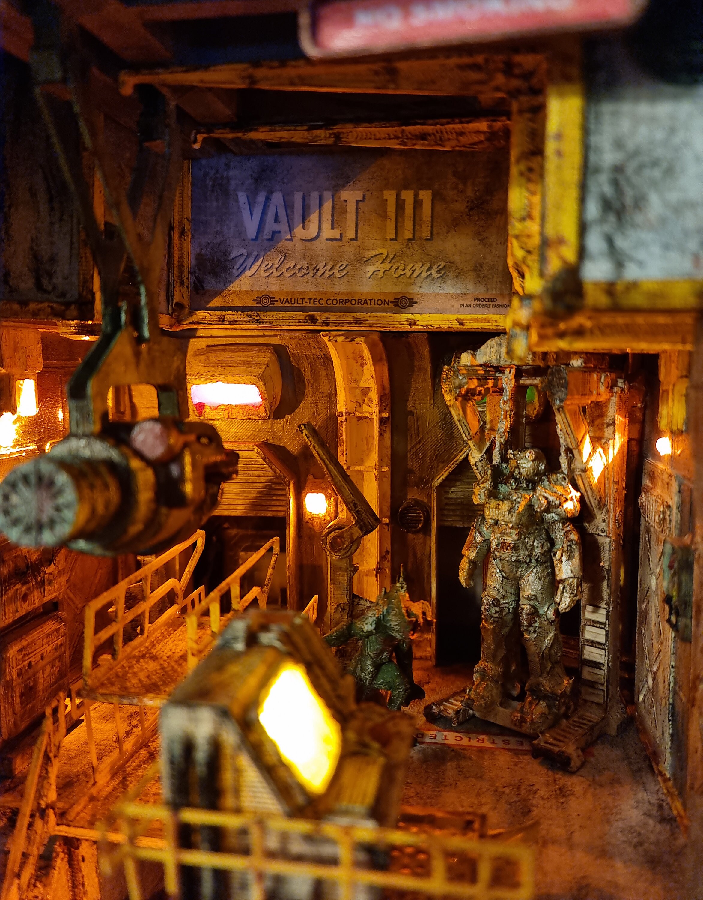 Fallout Inspired Vault-tec Book Nook Video Game Diorama, Book Shelf ...