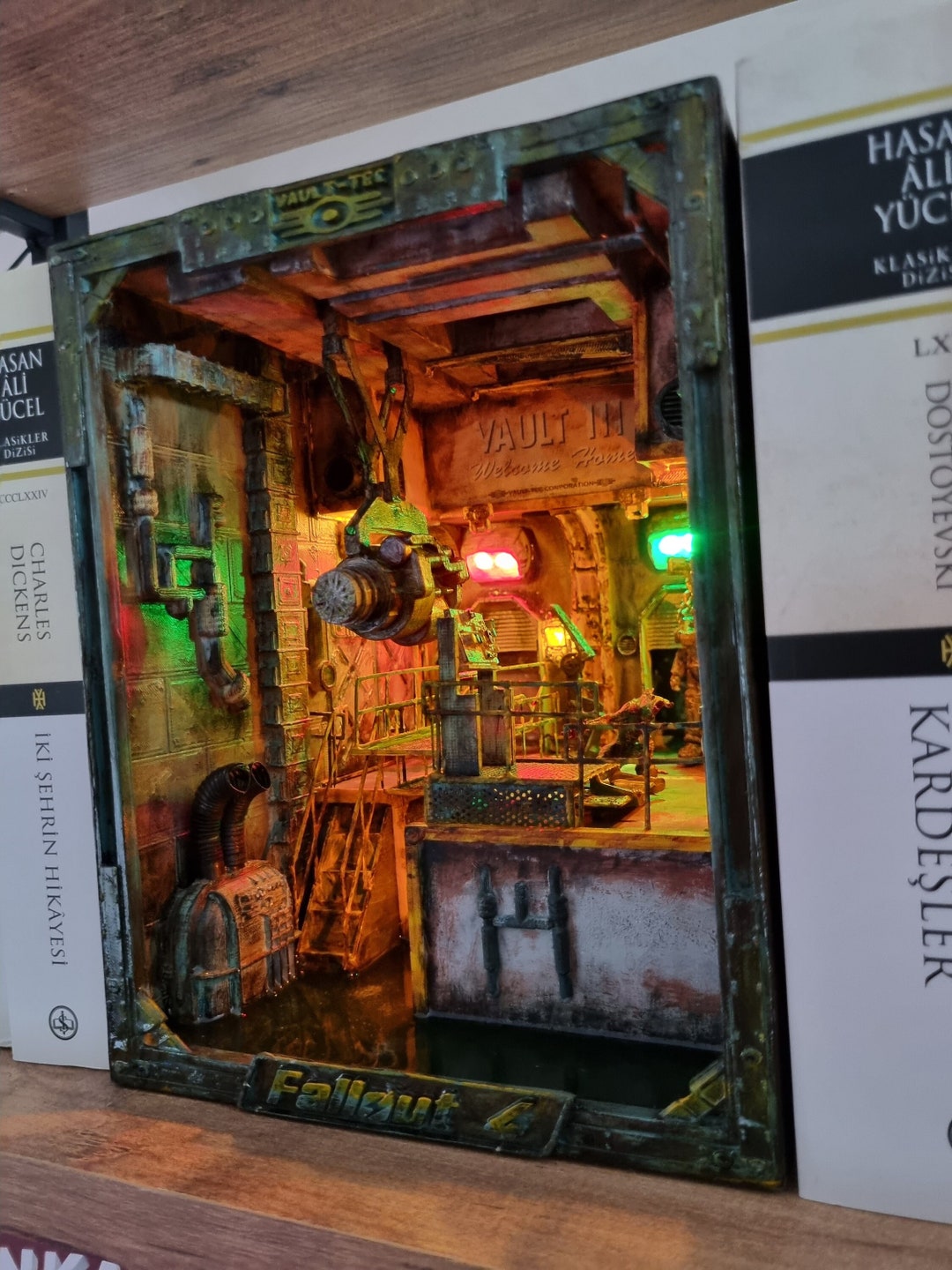 Fallout Inspired Vault-tec Book Nook Video Game Diorama - Etsy
