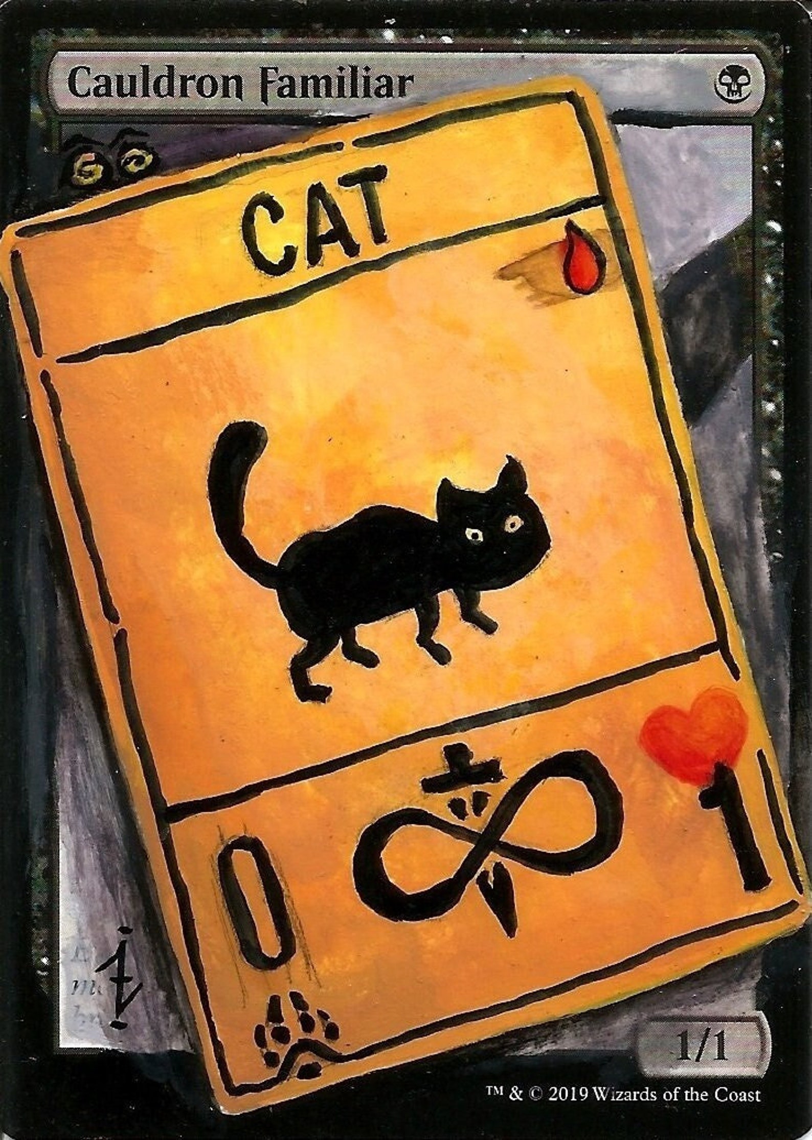 Mtg Altered Art: Cauldron Familiar - Etsy