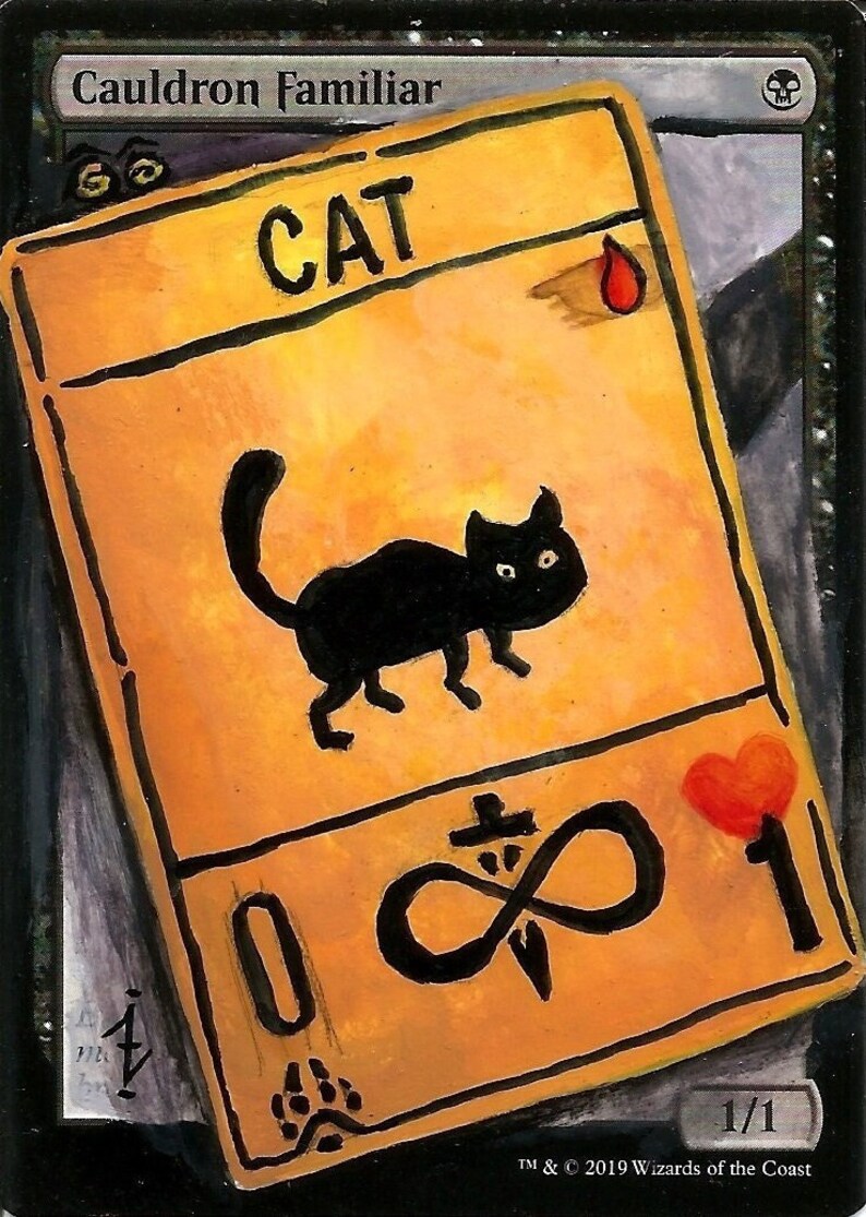 Mtg Altered Art: Cauldron Familiar - Etsy
