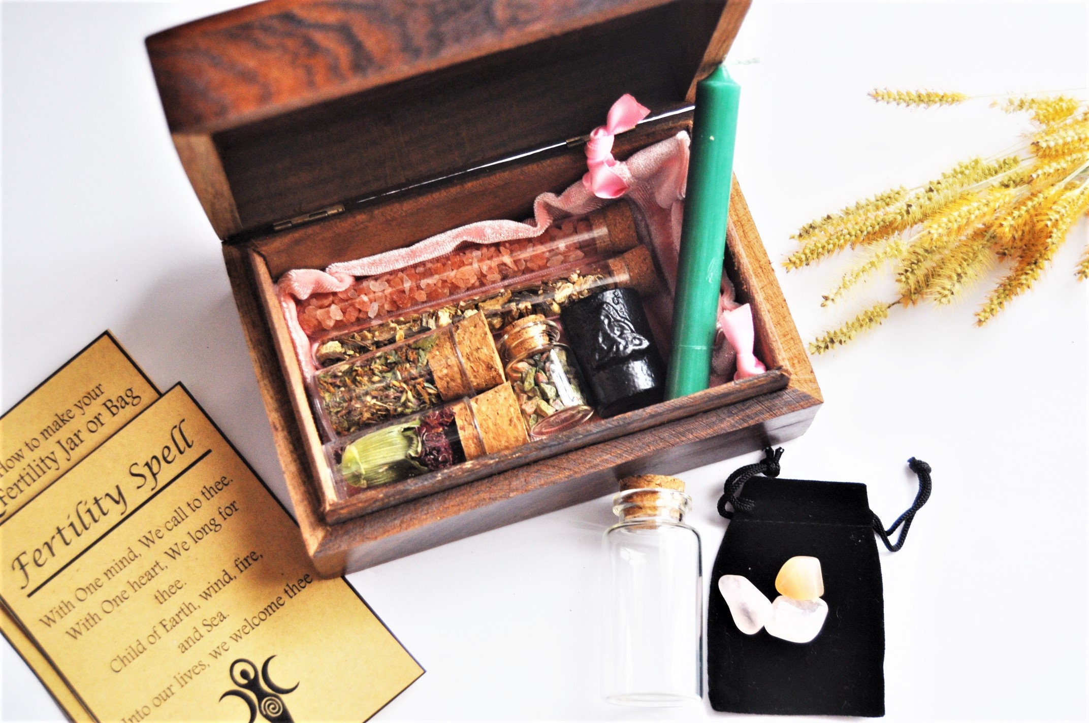Fertility Spell Box Pregnancy Spell Box Wiccan Pagan Gift | Etsy