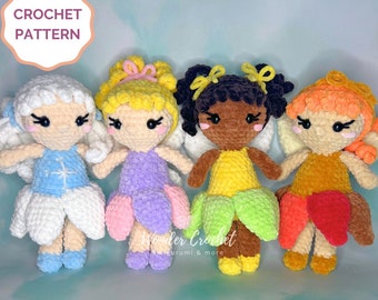 Fairly Sweet Sisters Amigurumi Pattern, Crochet Fairy Pattern Only - Etsy