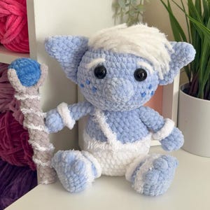 Woodland Trolls Crochet Pattern – Amigurumi PDF, Fantasy Troll Plush ...