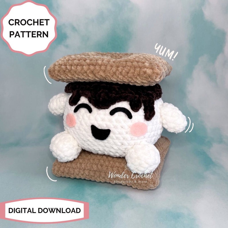 S'mores Plush Crochet PATTERN Amigurumi - Etsy