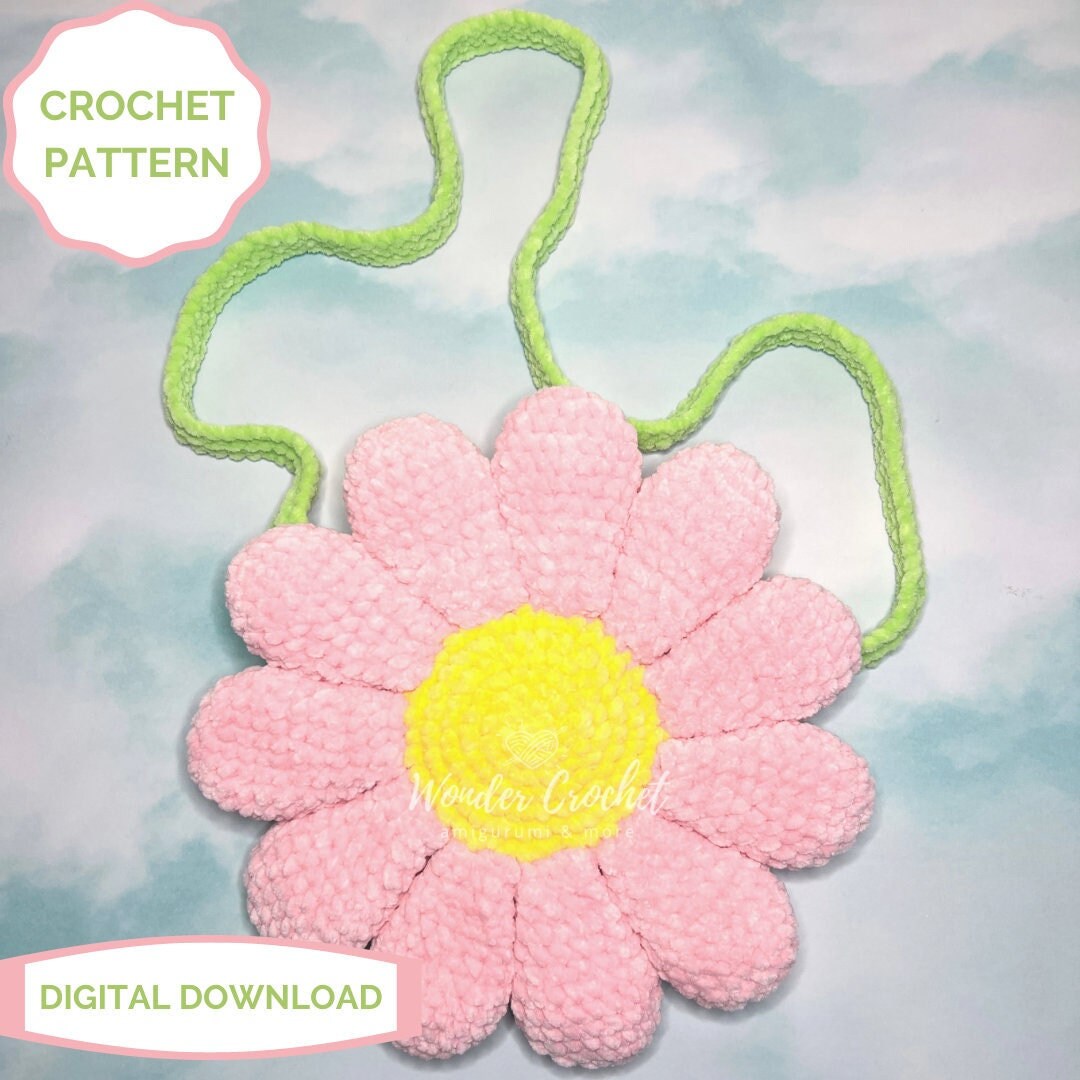 Daisy Crossbody Bag CROCHET PATTERN - Etsy