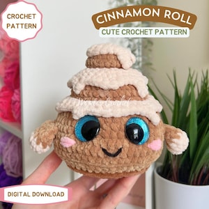 Cinnamon Roll Crochet Pattern – Amigurumi PDF, Dessert Plush, Instant ...