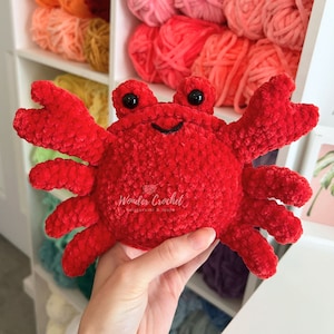 NO-SEW Crab Plush Crochet PATTERN - Etsy