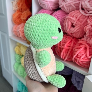 NO-SEW Turtle Plush Crochet PATTERN - Etsy