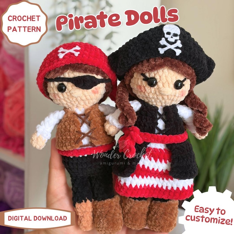Pirate Dolls. - Etsy