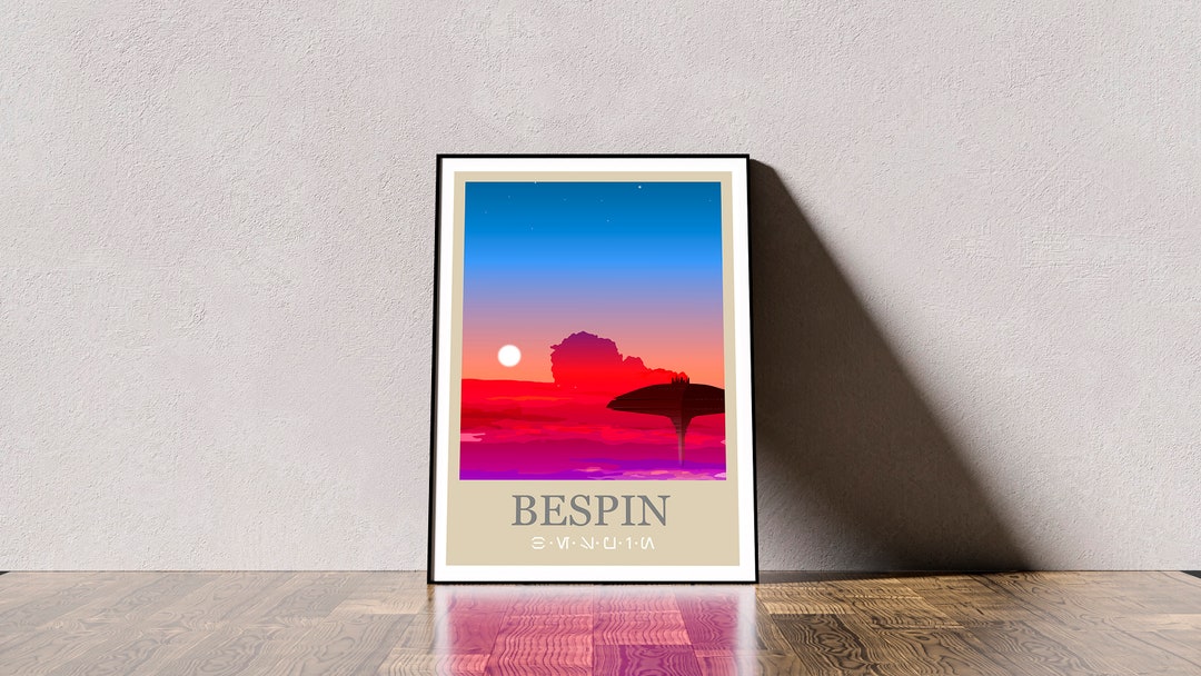Bespin Star Wars Minimalist Inspired Movie Location Posters Bespin ...