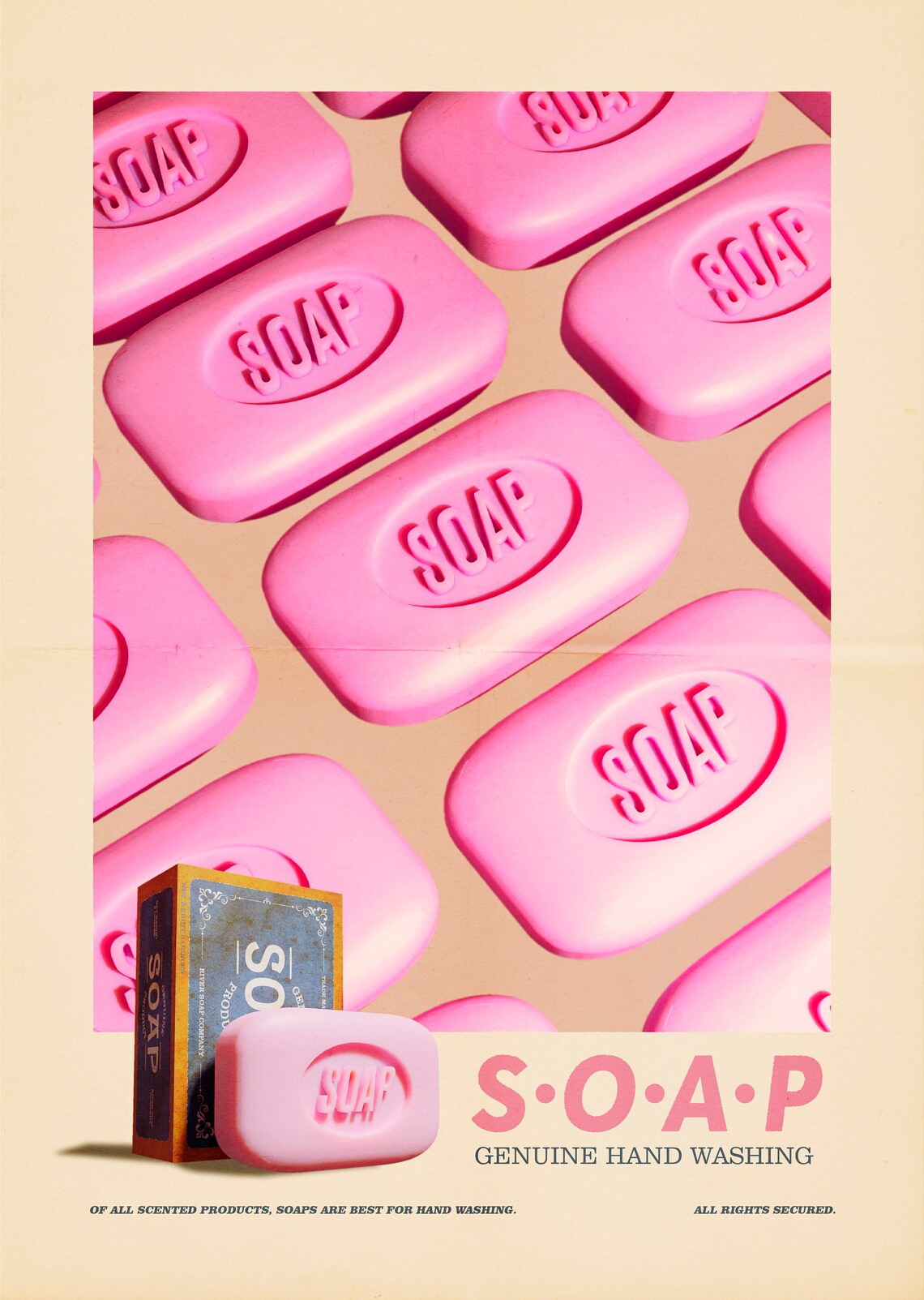 Vintage Soap Advertisement Poster - Vintage Retro Style - Ads Poster ...