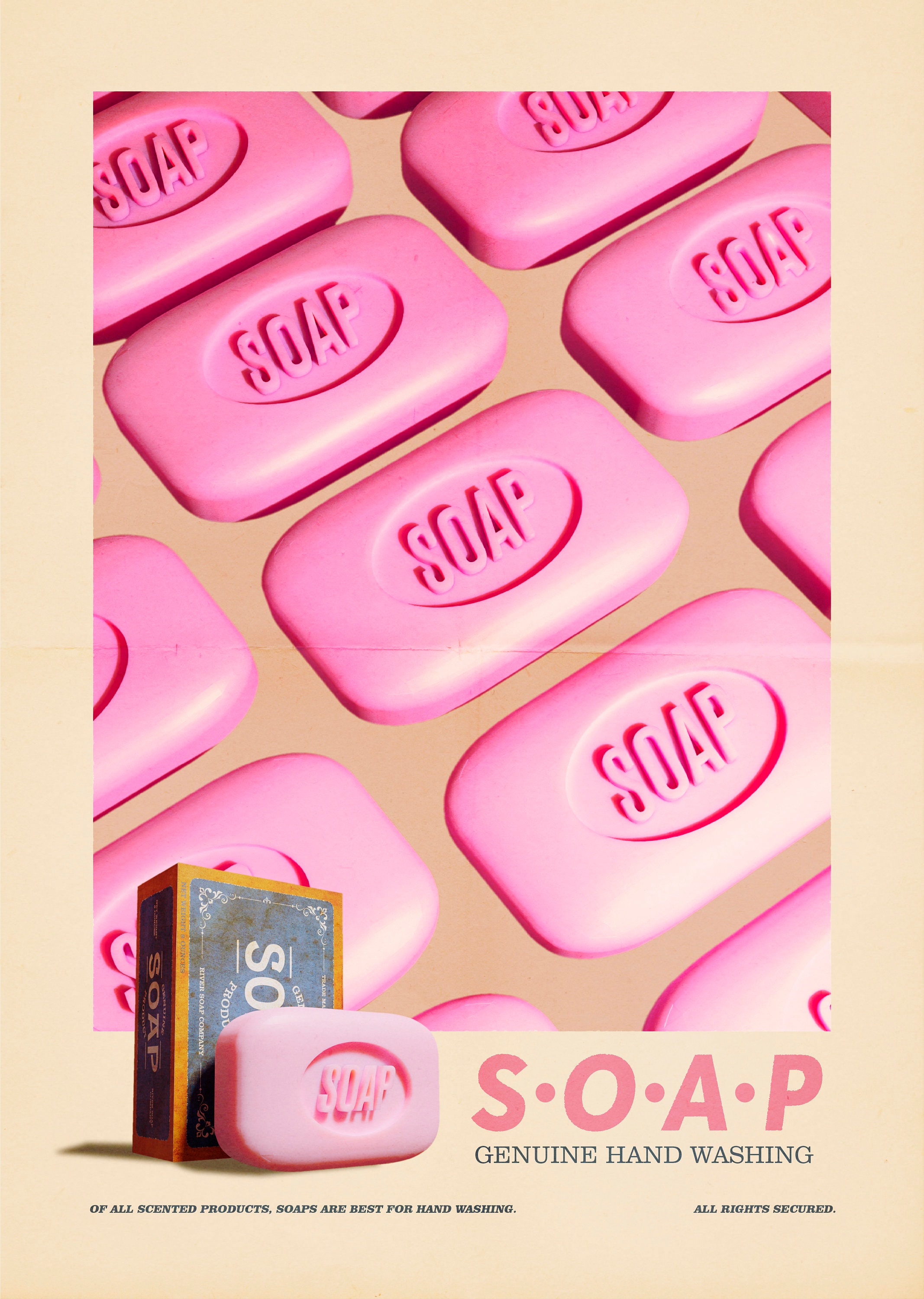 Vintage Soap Advertisement Poster - Vintage Retro Style - Ads Poster ...