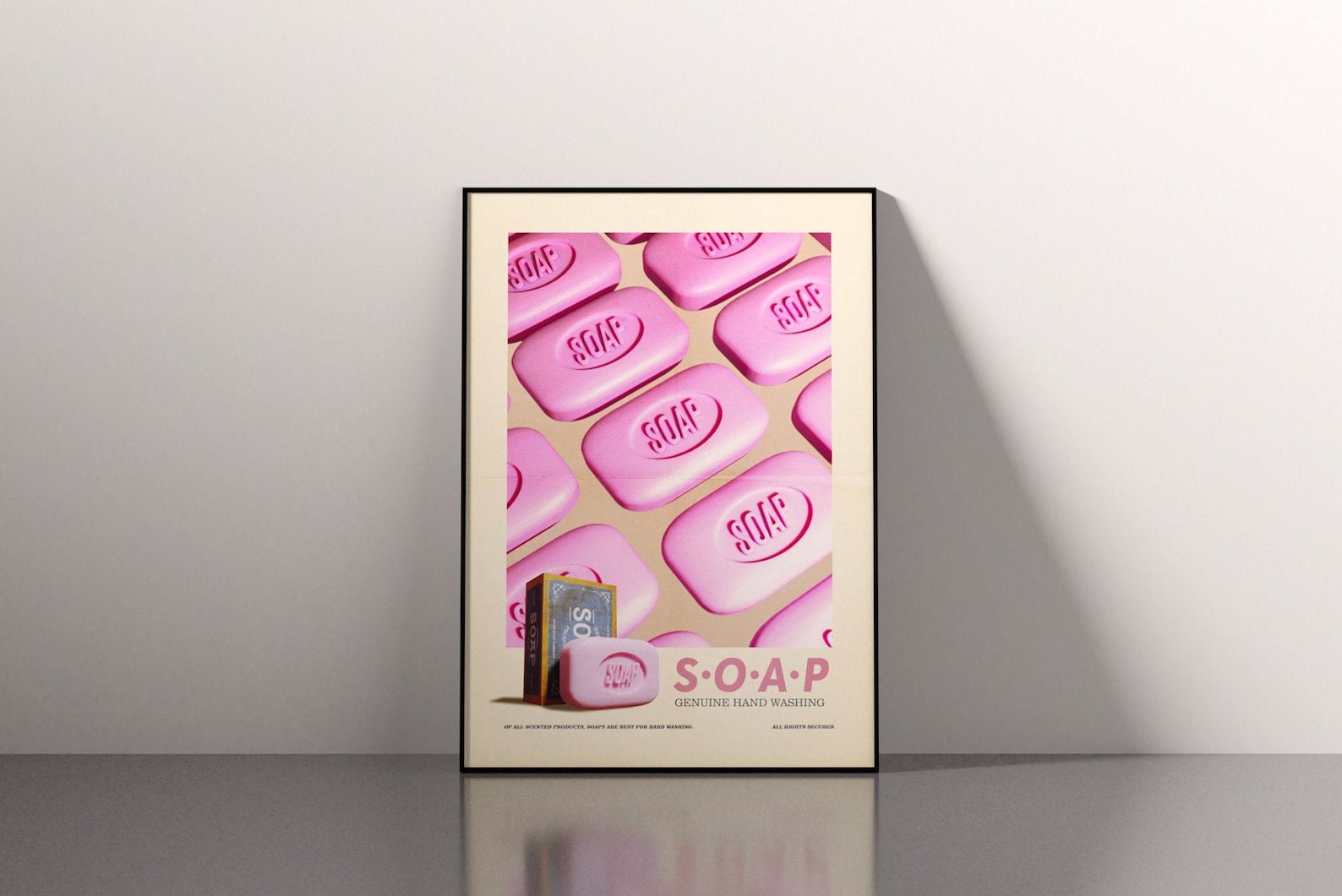 Vintage Soap Advertisement Poster - Vintage Retro Style - Ads Poster ...