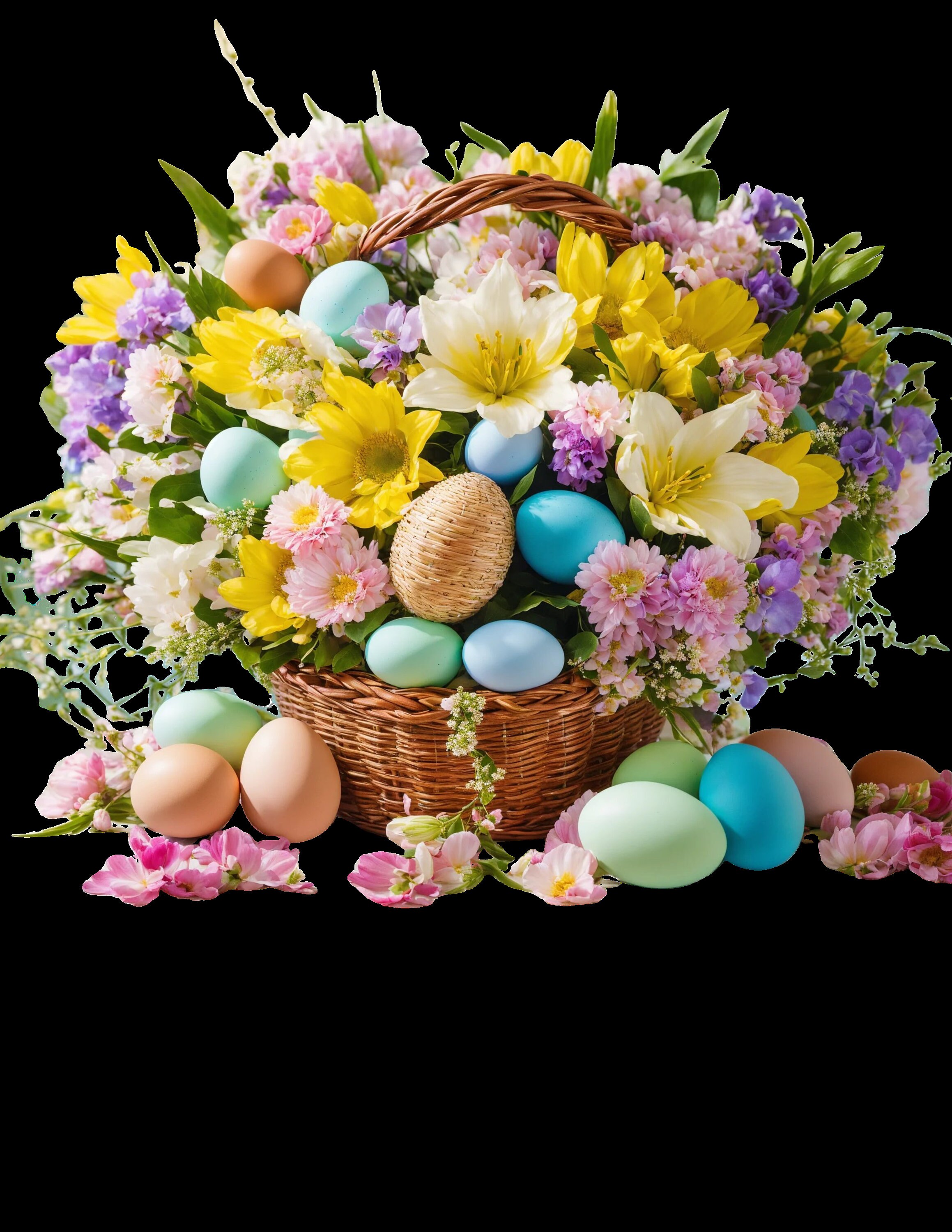 Easter Basket Graphic 5 Styles downloadable Picture/ Graphic Only - Etsy