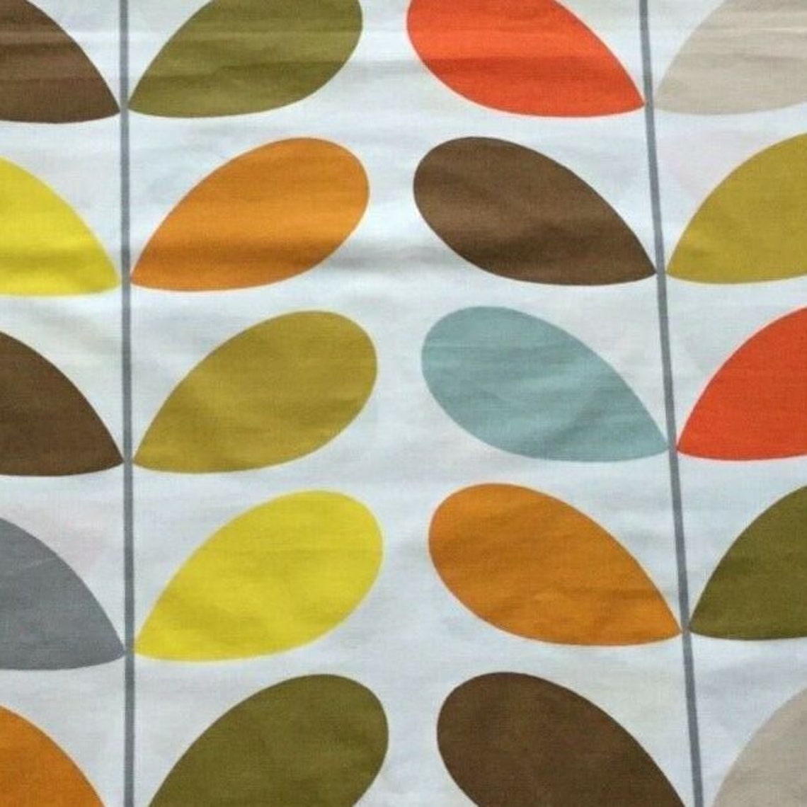 Orla Kiely Scribble Stem Multi Stem 100% Cotton Haberdashery Fabric ...