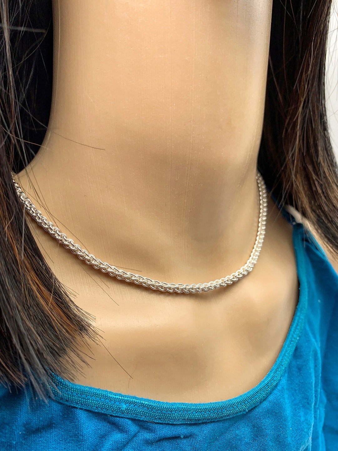 Classic Silver Jens Pind Linkage Chain Necklace - Etsy