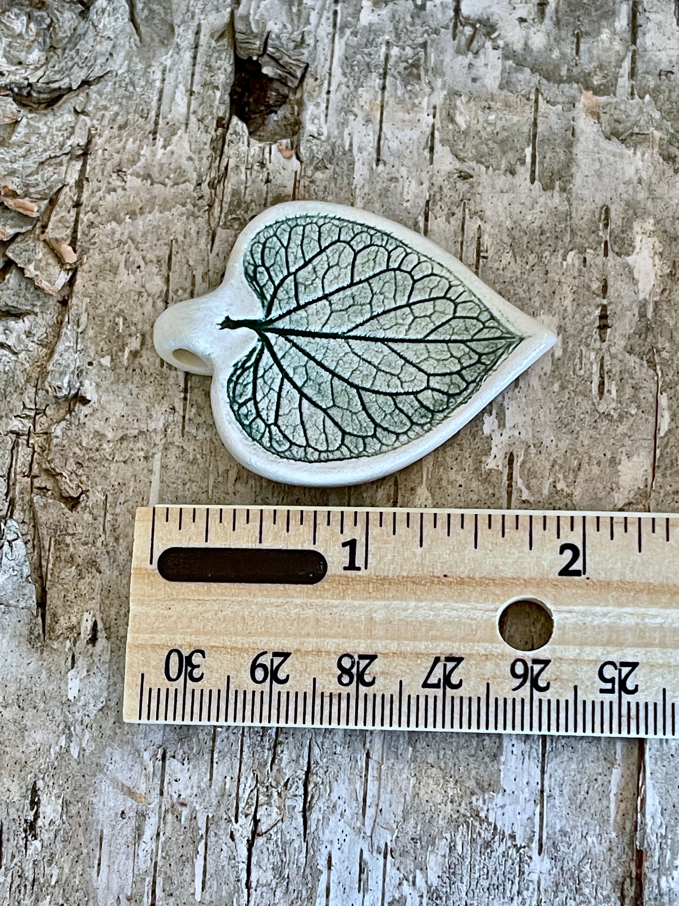 Leaf Pendant Ceramic Leaf Jewelry Nature Inspired. - Etsy