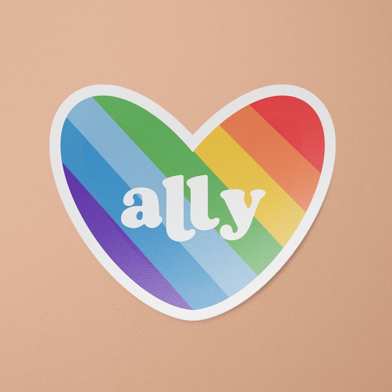 Lgbt Ally Pin - Etsy