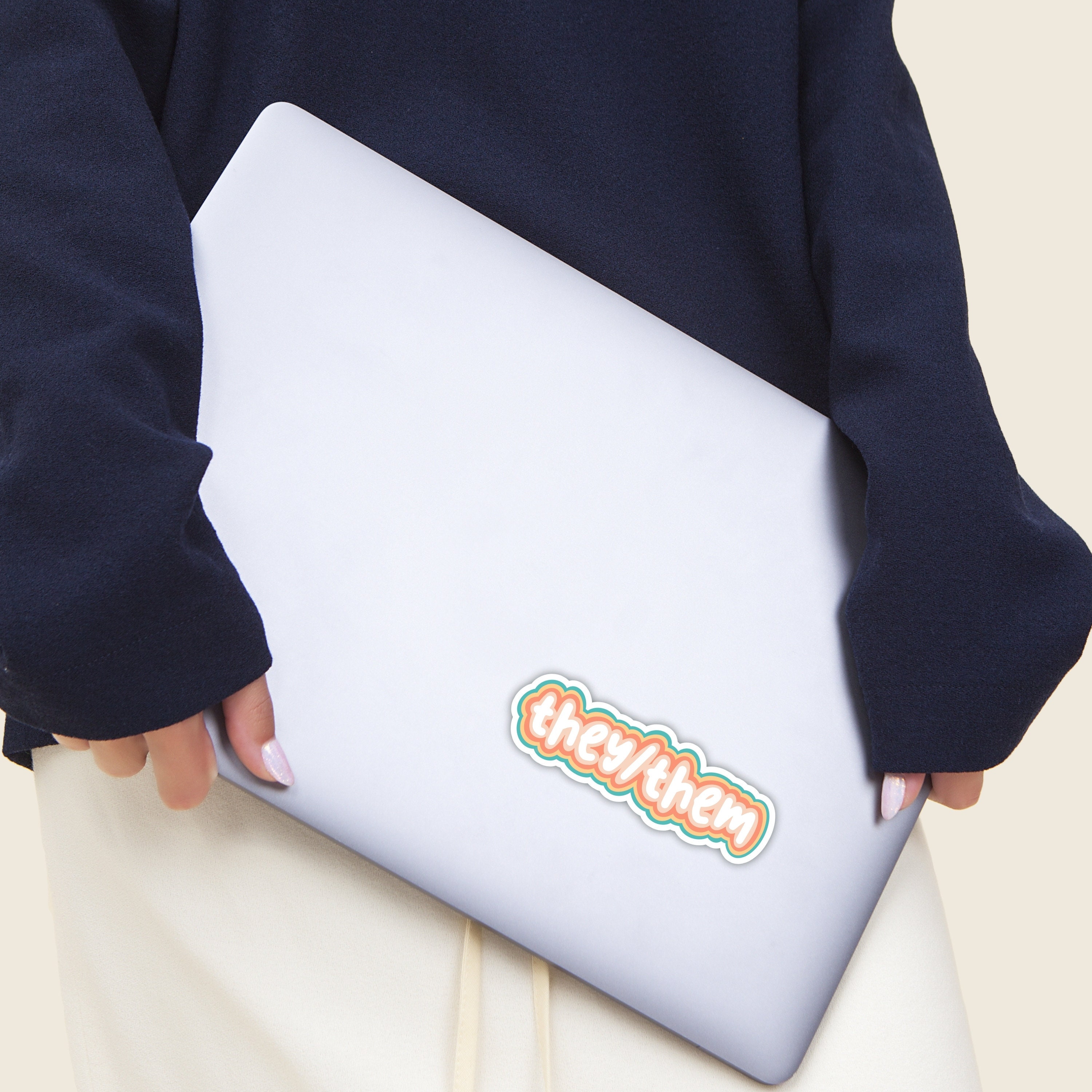 They Them Pronoun Sticker They/them Sticker Pronoun | Etsy