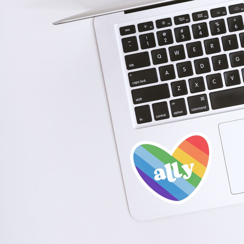 Ally Sticker LGBTQ Ally Decal LGBT Ally Bumper Sticker - Etsy