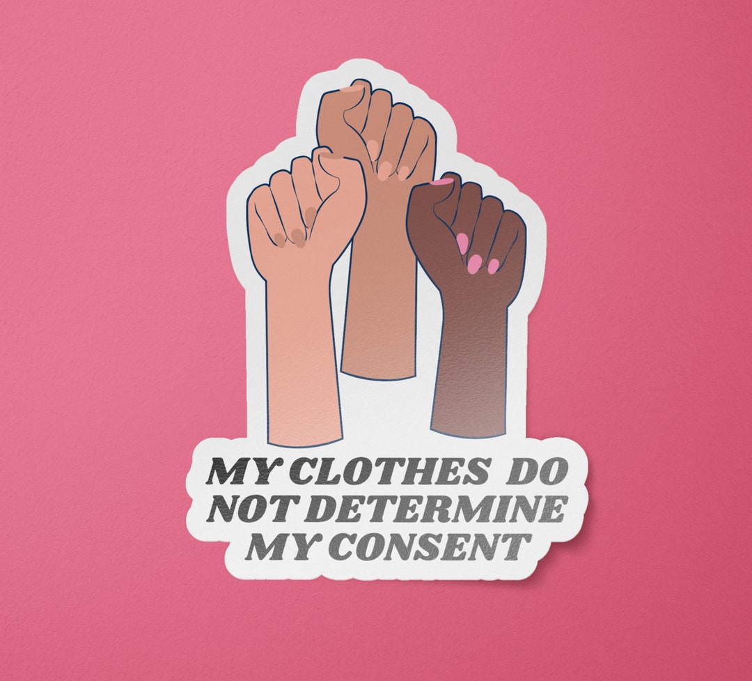 Consent Stickers | Feminist Laptop Decal | Cat Call | Angry Feminist ...