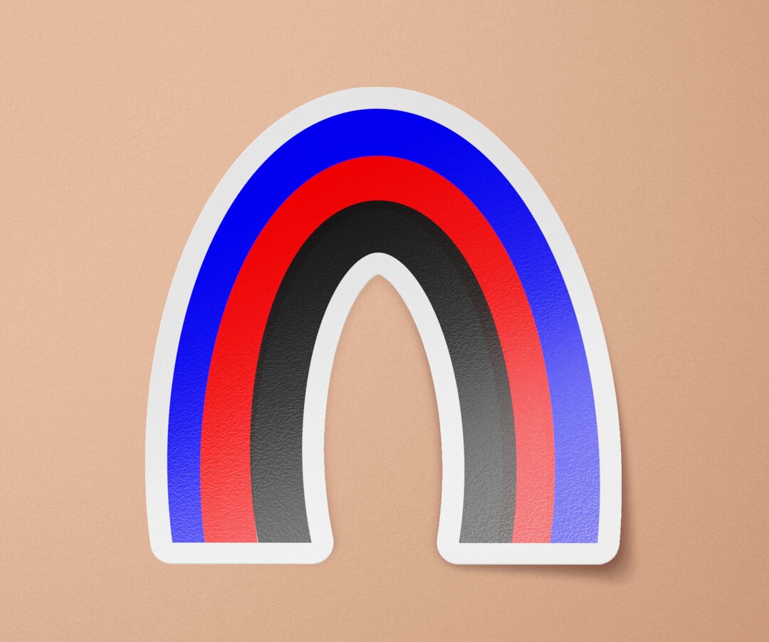 Polyamorous Pride Sticker Poly Sticker Polyamorous Flag - Etsy