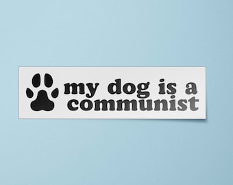 Communist Bumper Sticker - Etsy