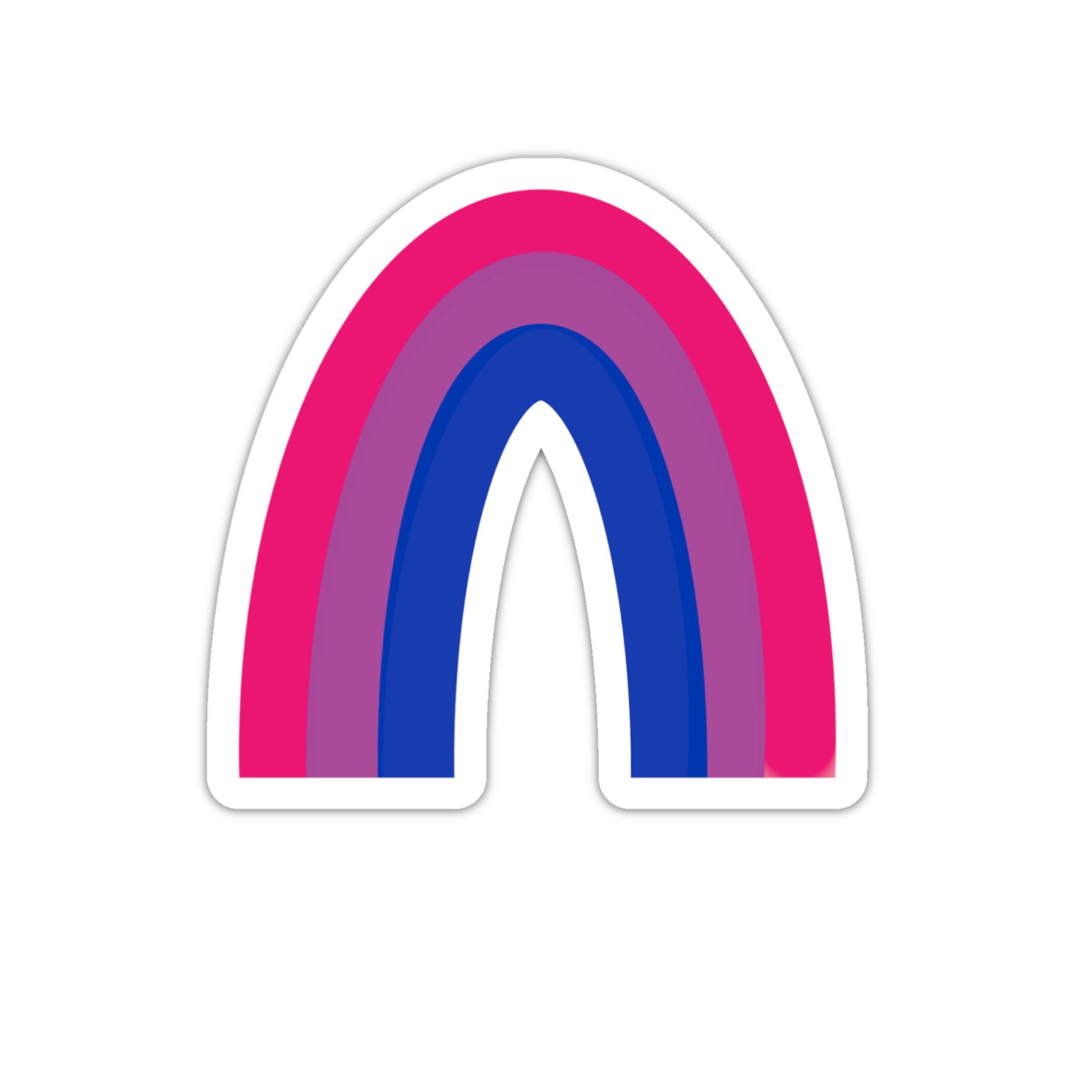 Bisexual Pride Sticker Bisexual Sticker Bisexual Flag | Etsy