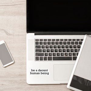 Be Kind Sticker Be Nice A Decent Human Being Sticker - Etsy