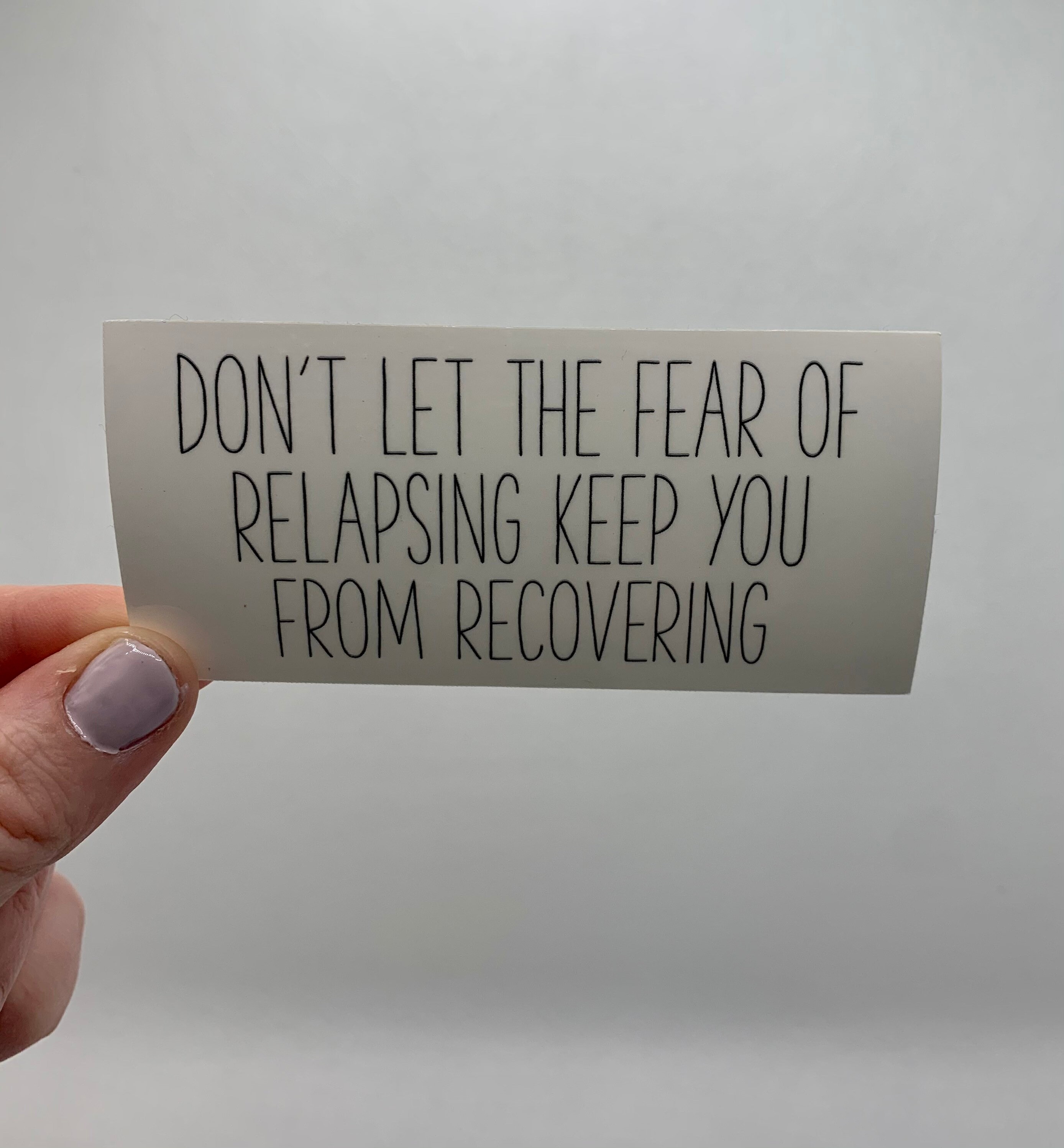 Addiction Recovery Sticker Mental Health Stickers Suicide | Etsy