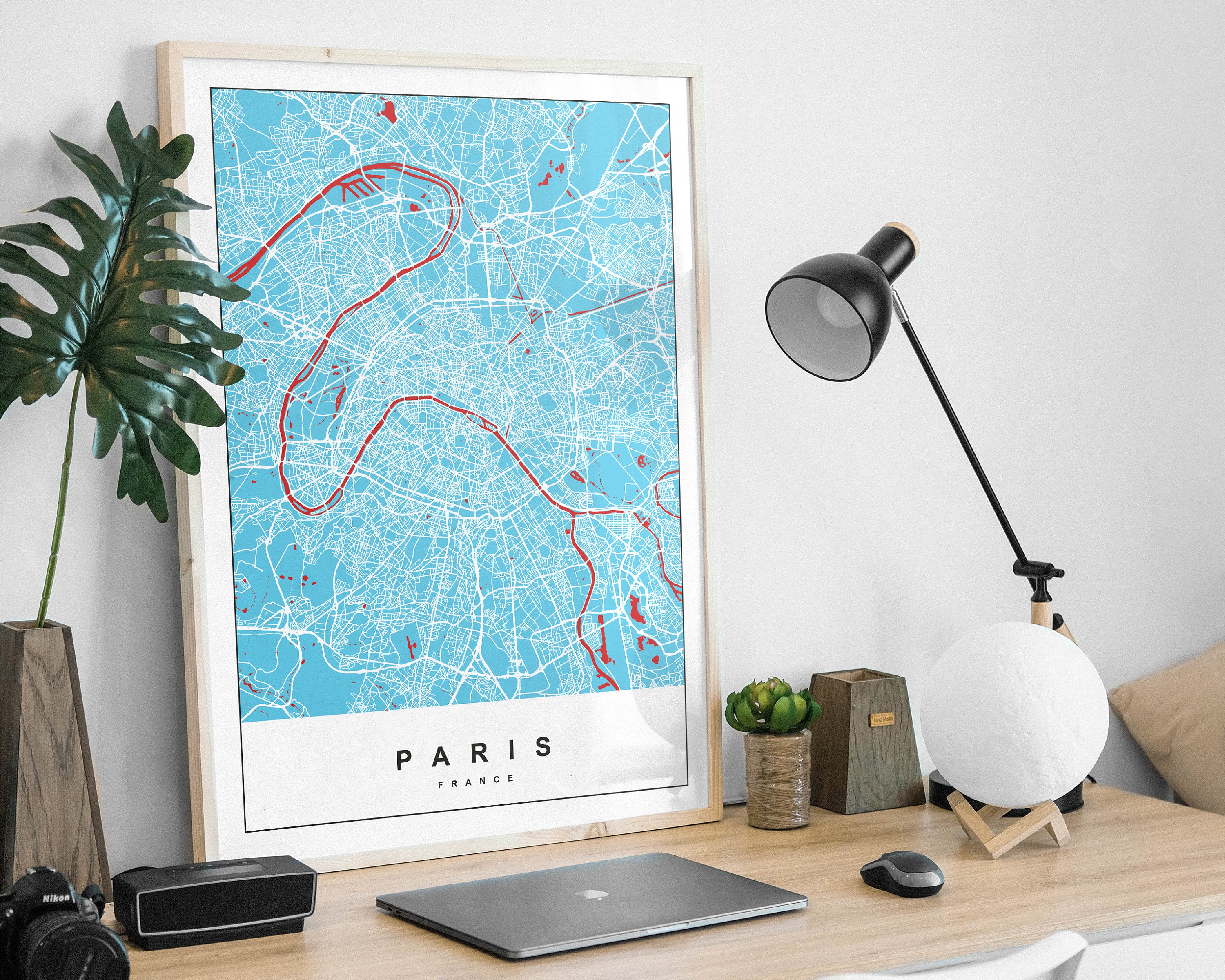 Custom City Map Art Custom City Prints Office Decor Map - Etsy