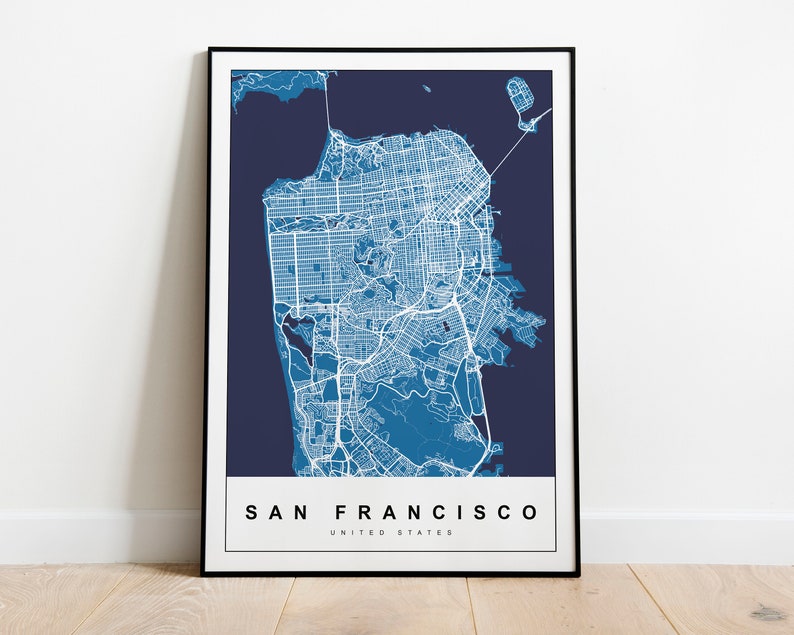 Custom City Map Art - Custom City Prints - Office Decor - Map Poster ...