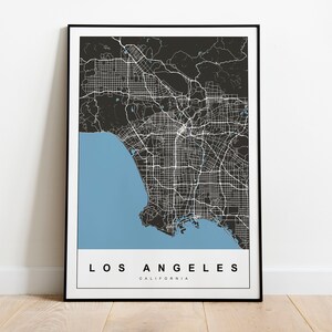 Custom City Map Art - Custom City Prints - Office Decor - Map Poster ...
