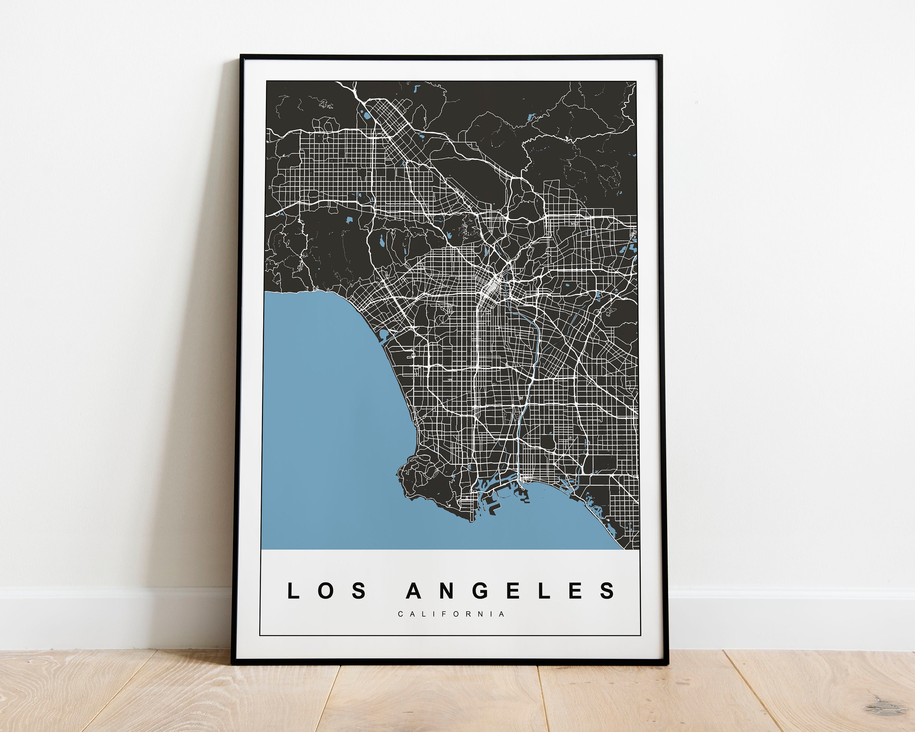 Custom City Map Art - Custom City Prints - Office Decor - Map Poster ...