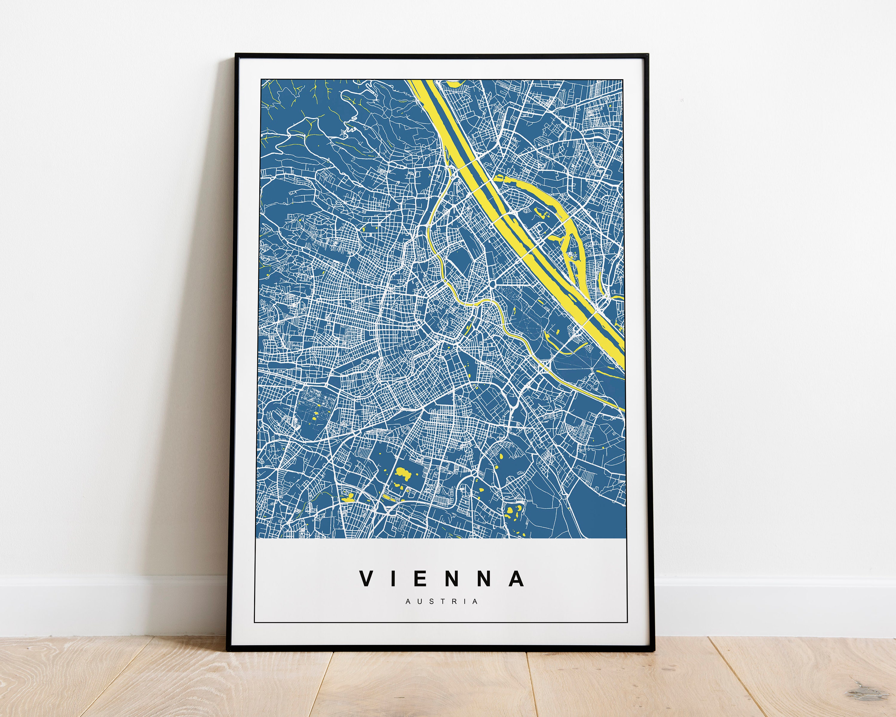 Custom City Map Art - Custom City Prints - Office Decor - Map Poster ...