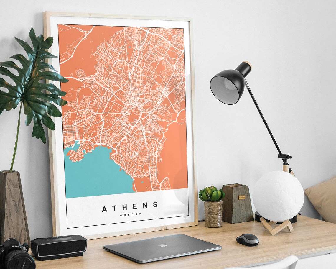Custom City Map SET 03 Art Custom City Prints Office Decor | Etsy