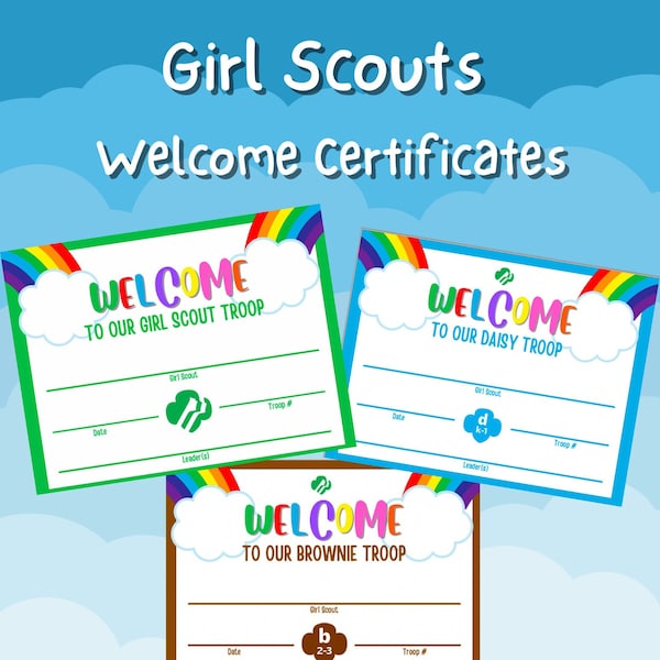 Welcome to Girl Scouts - Etsy