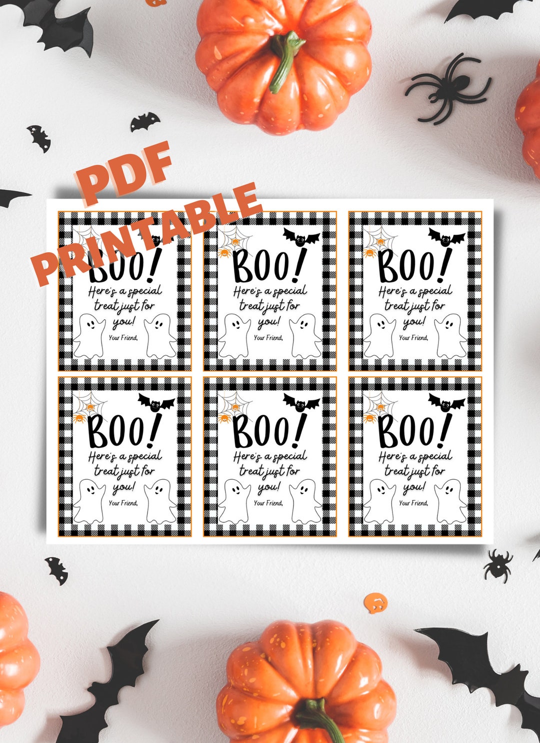 Halloween Gift Tags PDF Digital Download - Etsy