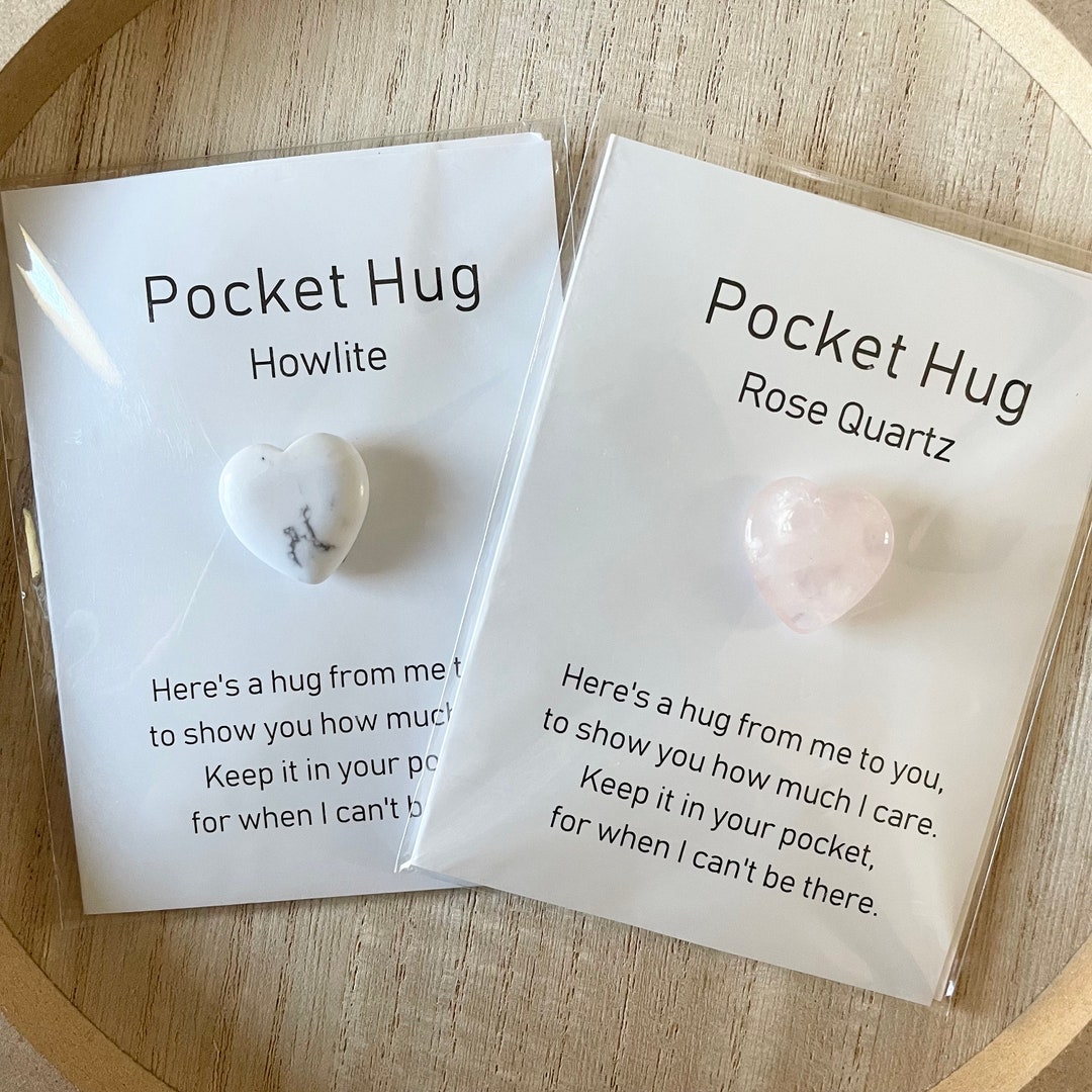 Pocket Hug, Pocket Token, Thinking of You Gift, Friendship Hug ...