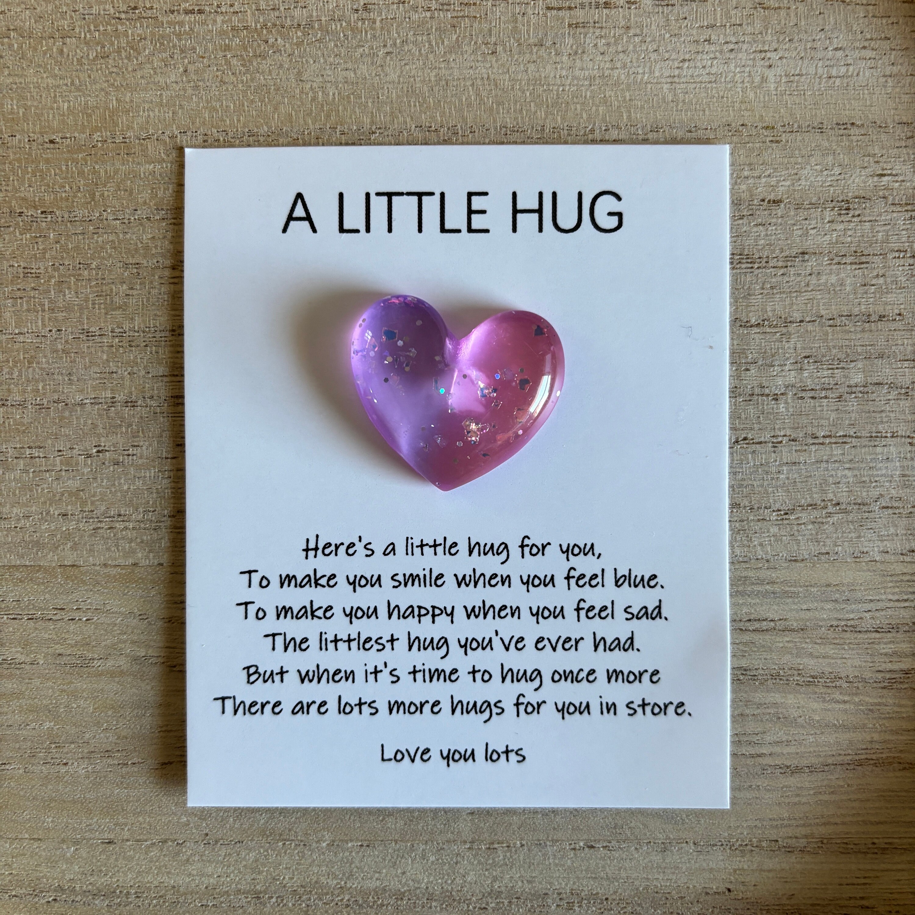 Pocket Hug, Pocket Token, Thinking of You Gift, Friendship Hug ...