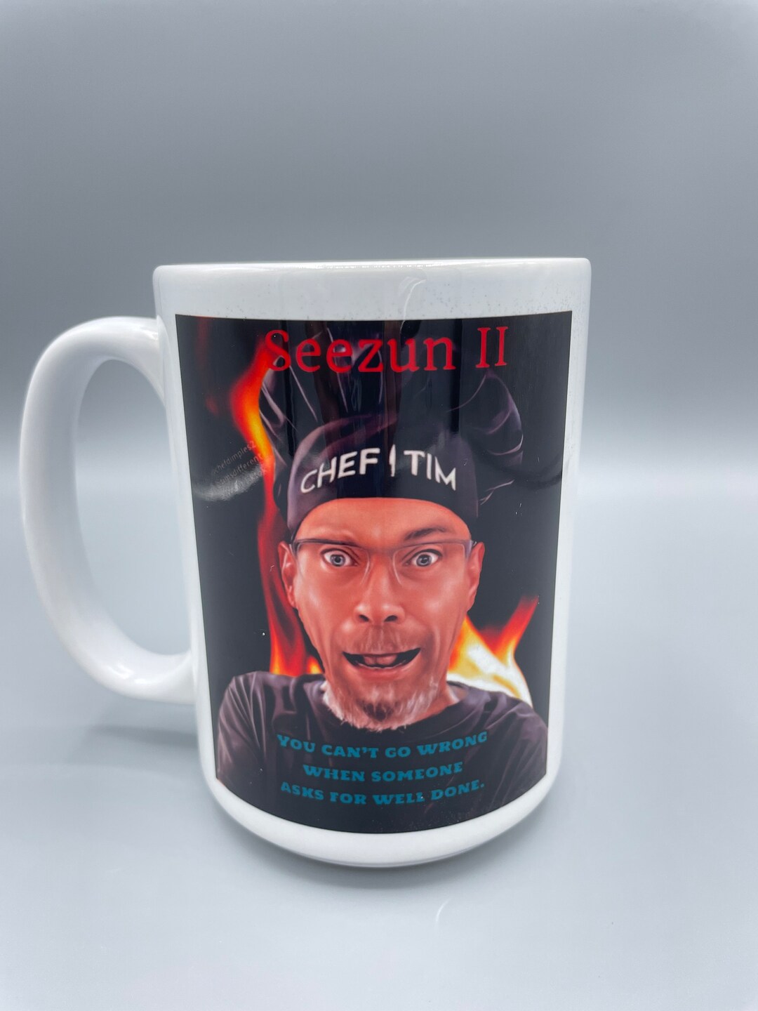 Chef Tim Dimples Comical Cooking Tiktok Coffee Cup Mug - Etsy