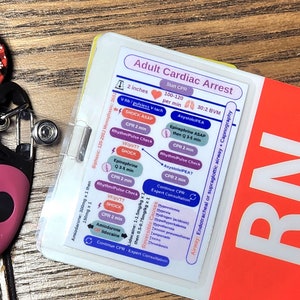 Digital ACLS Badge Buddy Updated Digital File PDF for DIY Printing and ...